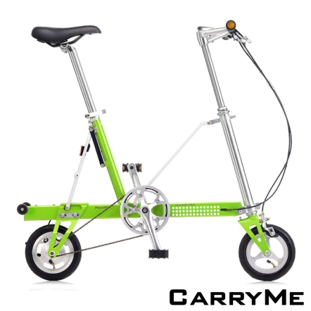 CarryMe SD花博限量版 8吋單速鋁合金折疊車-雛菊白(櫻花粉)